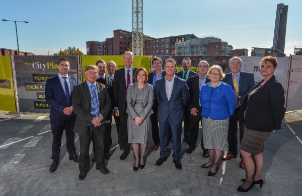 Business and council leaders pledge support for new office space in ...